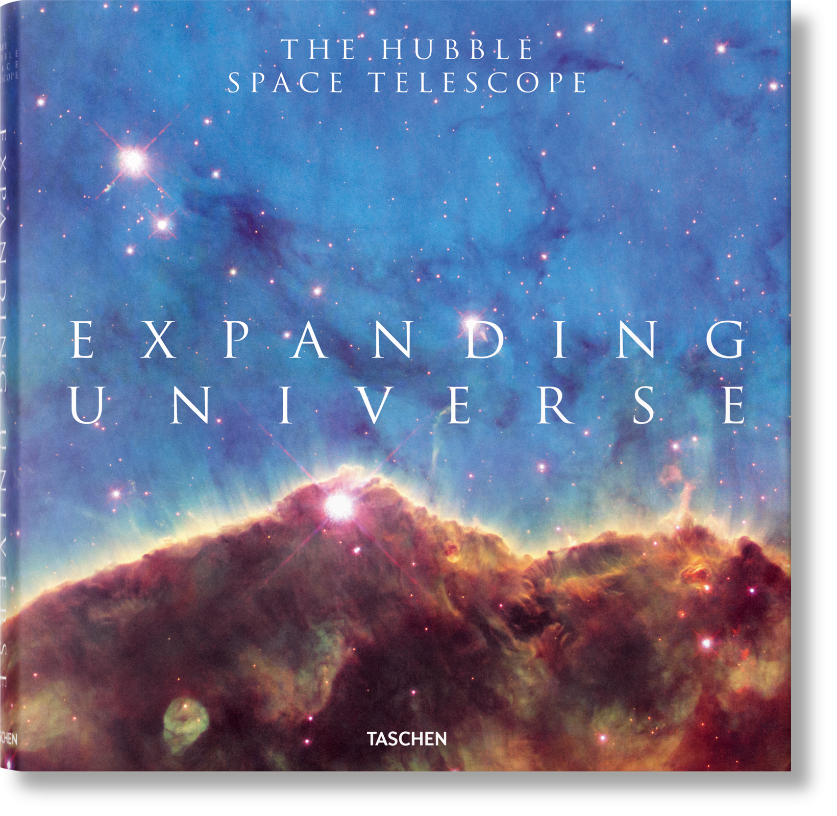 Expanding Universe. The Hubble Space Telescope (German, French, Englis ...