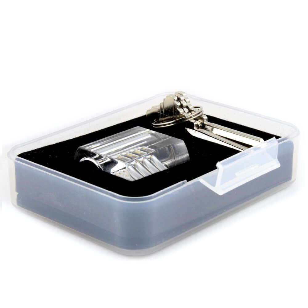 Dangerfield Clear Acrylic Practice Lock - Standard Pins - Medium diffi ...