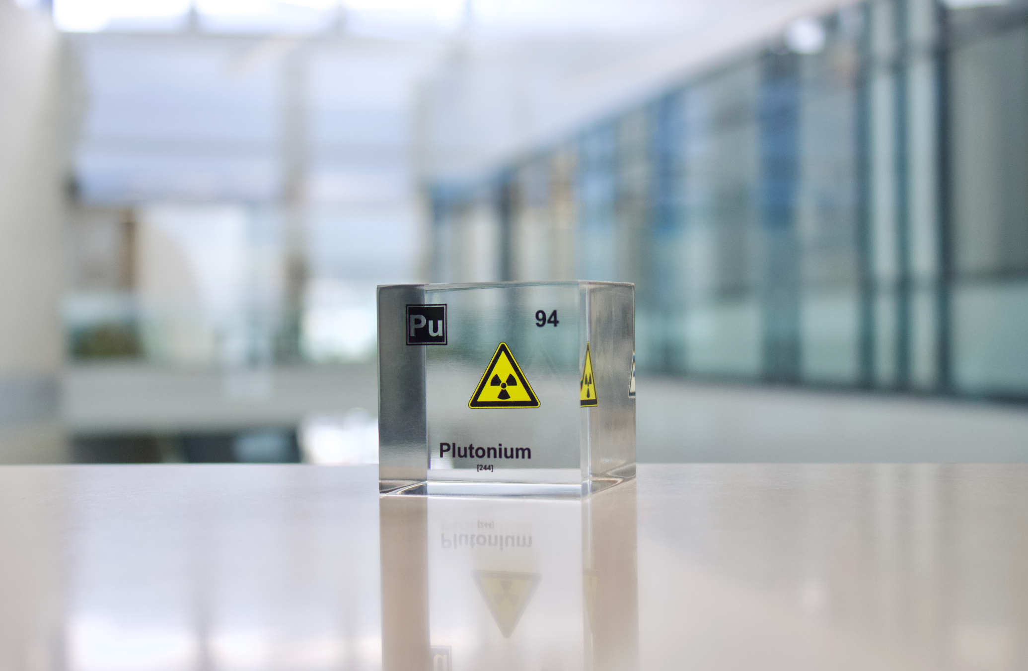 Plutonium Element Cube - 2" Acrylic Display - Atomic Number 94 – Stemcell Science Shop