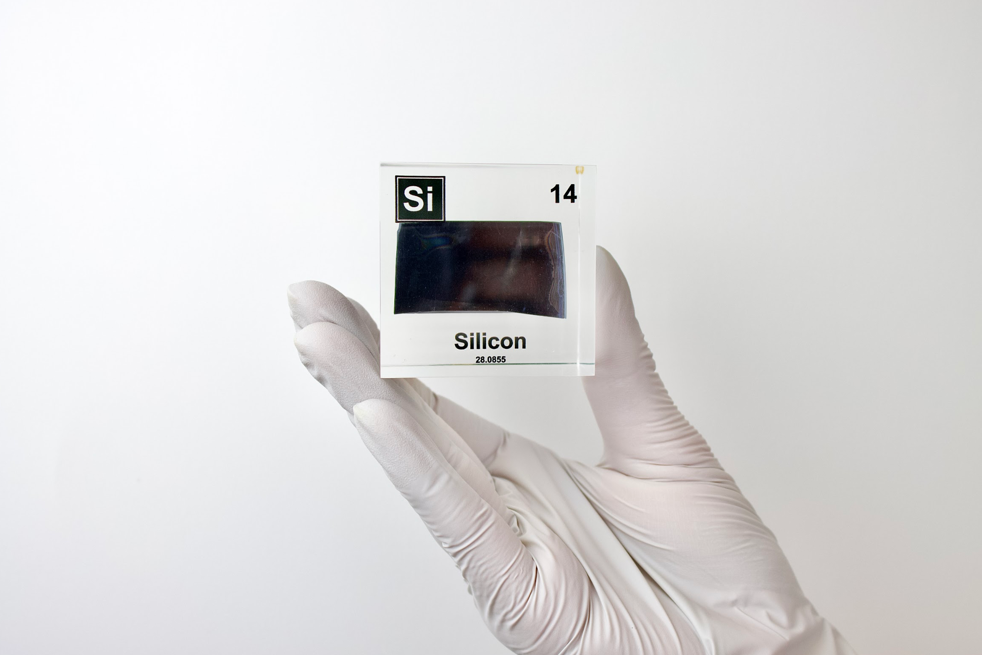 Silicon Element Cube - 2" Acrylic Display - Atomic Number 14 – Stemcell ...