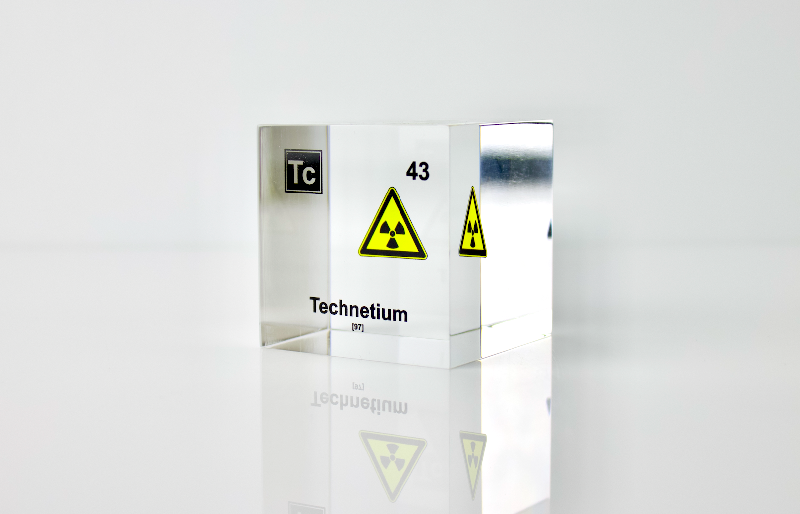 Technetium Element Cube - 2" Acrylic Display - Atomic Number 43 ...