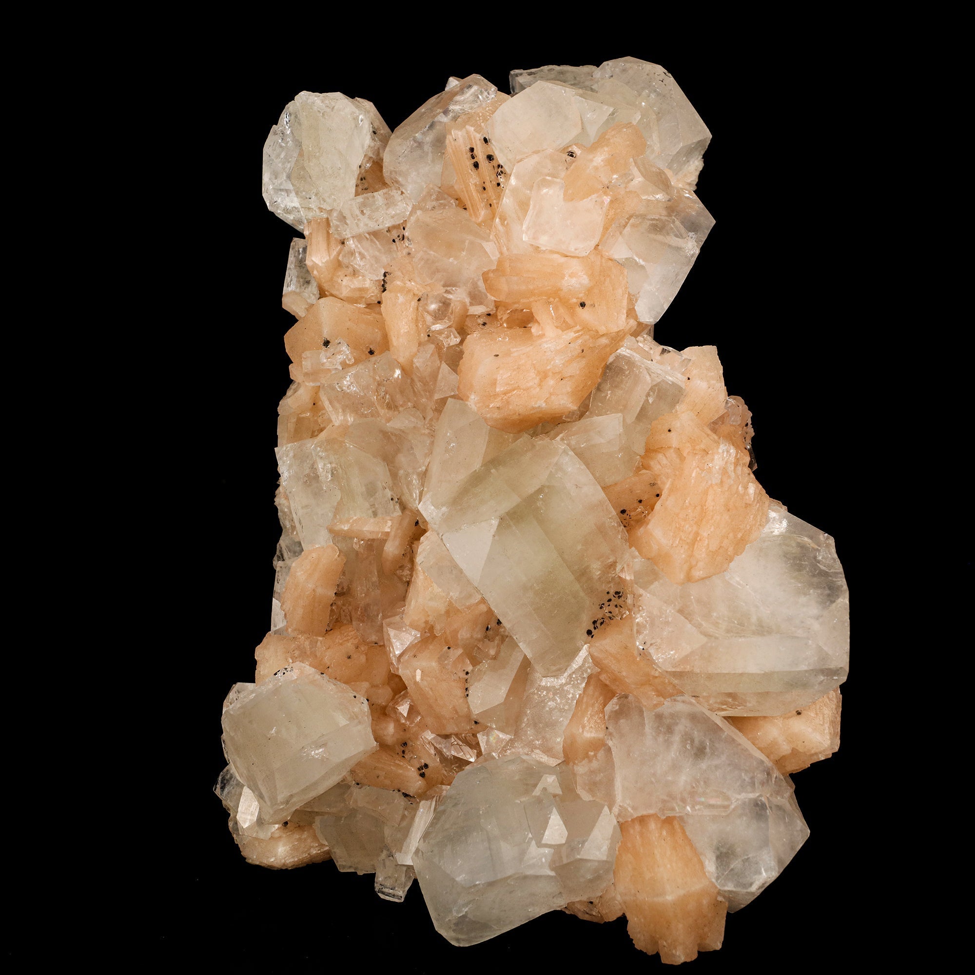 Apophyllite with Stilbite Self Standing Natural Mineral Specimen # B 5 ...