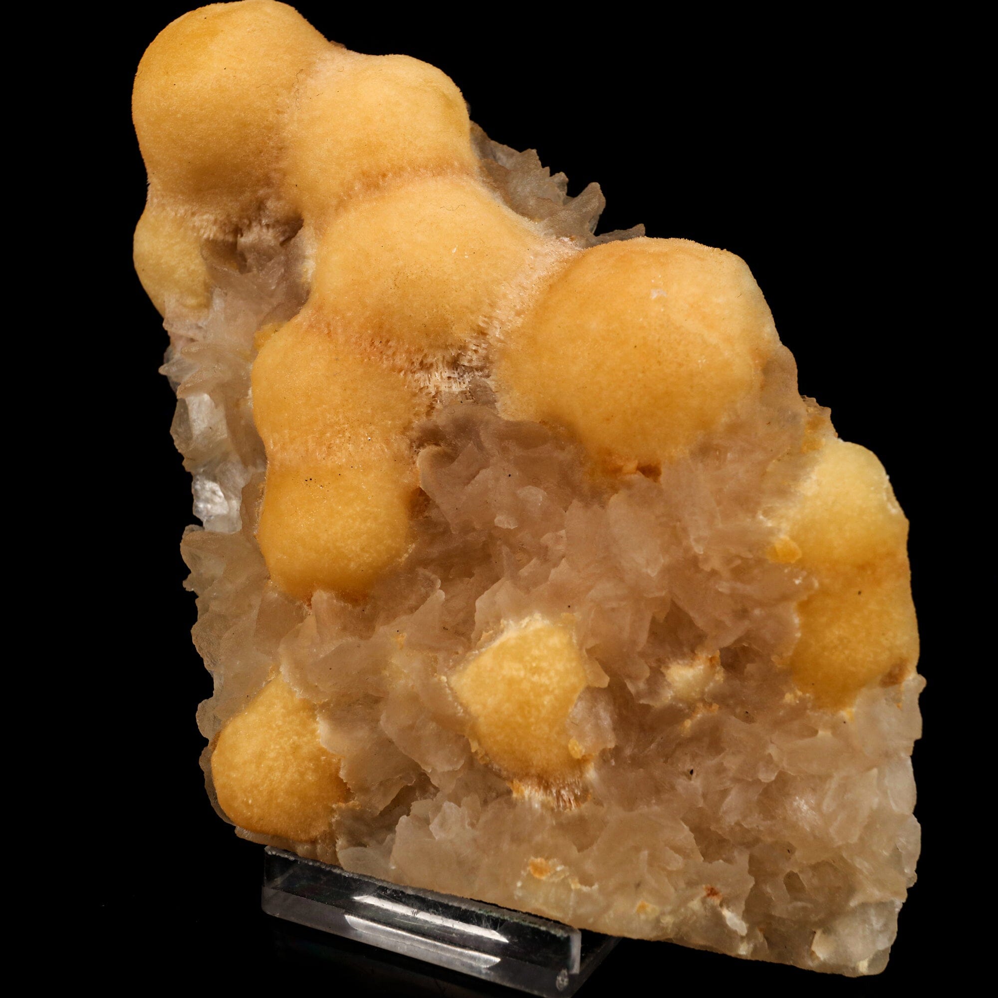 Thomsonite Yellow Color Rare with Stilbite Find Natural Mineral Specim ...